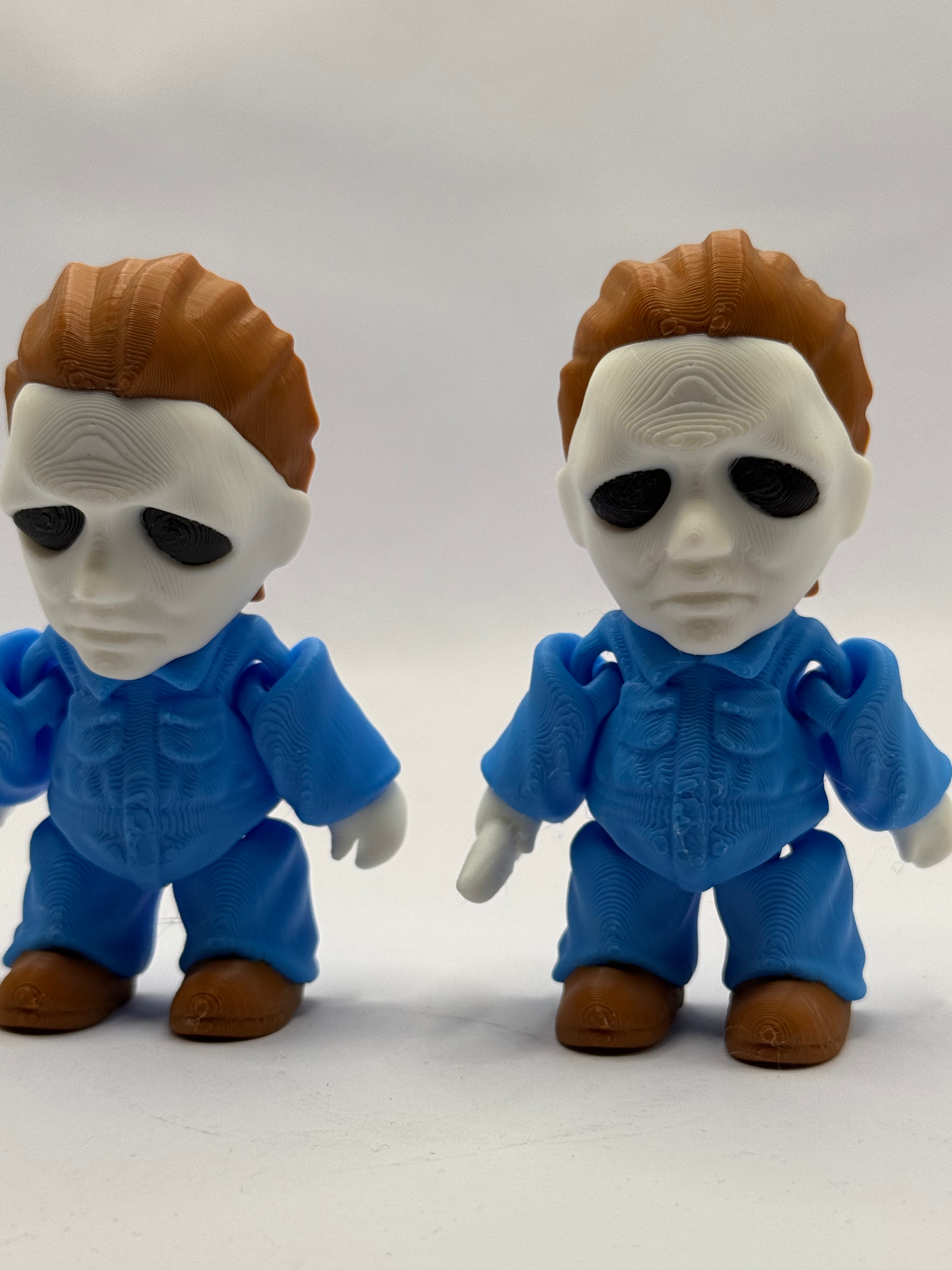 Halloween Michael Myers Mini Figure 3.4 inches – TreasureCovePrints